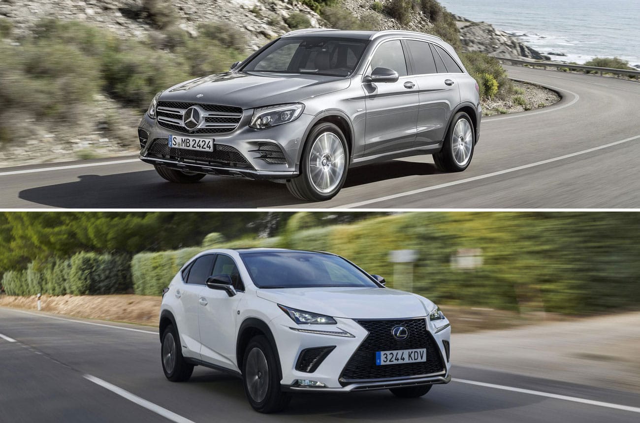 Lexus NX vs Mercedes-Benz GLC - Conduciendo.com